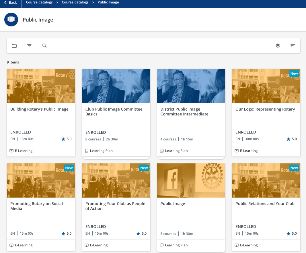 Rotary branding and themes | MyLearning